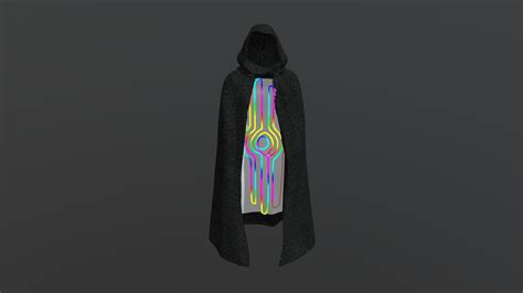 Led Cloak 3d Model By Vormix [a1eb8eb] Sketchfab