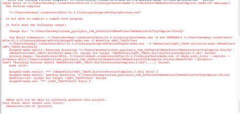 I Cannot Build Solver When I Running D TFM Silane Pyrolysis Reactor MFiX NETL Flow Science