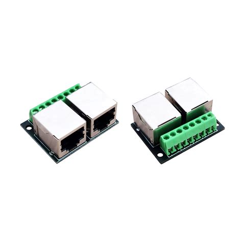 Rj45 Pcb Socket To Screw Terminal Connector Breakout Board • Mktechnic