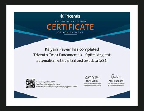 Kalyani Shinde Pawar On Linkedin Tricentis Automationtesting Tosca