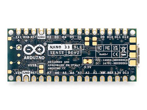 Arduino Nano 33 Ble Sense Rev2 Original Jksoltec