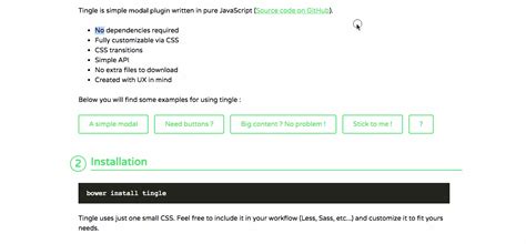 Free Vanilla JS Modal Window Script Tingle Js Hongkiat