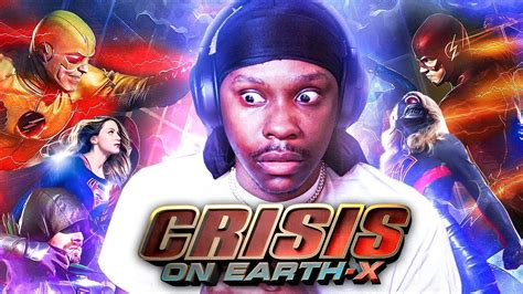 Crisis On Earth X Reaction Arrowverse Corssover Part 1 4 Youtube