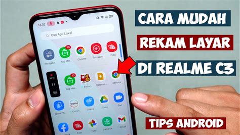 Cara Merekam Layar Hp Realme Untuk Membuat Konten Kazu