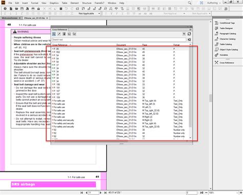 Solved How To Save List Of Cross References Adobe Product Community