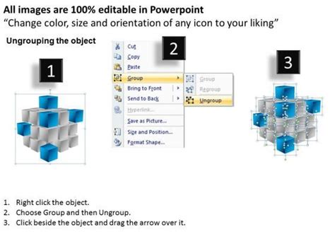 Ppt Corner Pieces Of Rubiks Cube Powerpoint Insert Signify Important