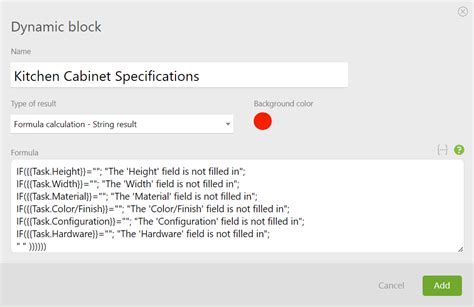 Dynamic Blocks In Tasks Calculate Your Data Planfix Blog