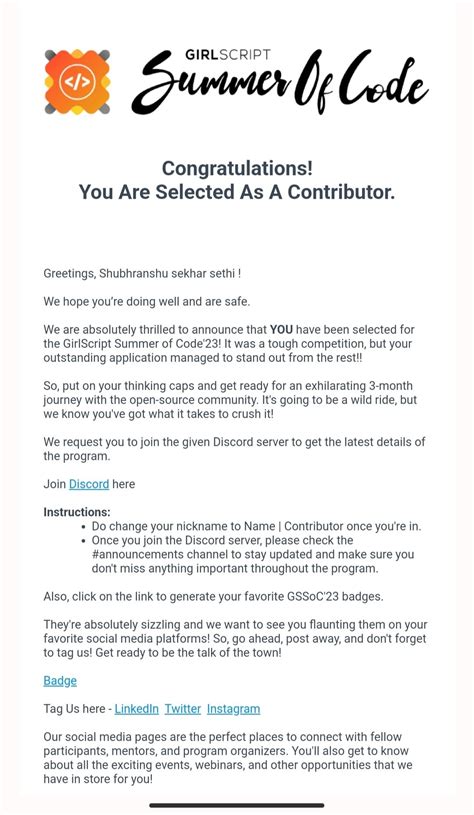 shubhranshu sekhar sethi on linkedin girlscriptsummerofcode