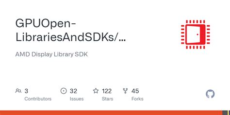 GitHub GPUOpen LibrariesAndSDKs Display Library AMD Display Library SDK