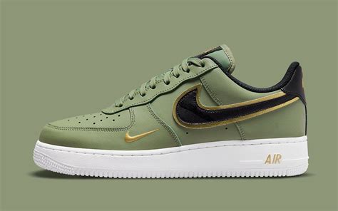 Just Dropped // Double Swoosh Air Force 1 in Olive | HOUSE OF HEAT