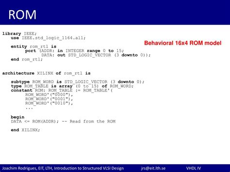 ppt introduction to structured vlsi design vhdl iv powerpoint