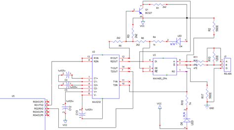 Solved Max485 Interfacing As Transmitter And Reciever