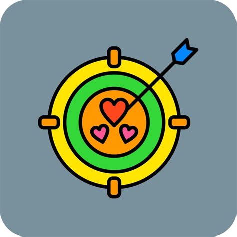 목표 아이콘 프리미엄 벡터