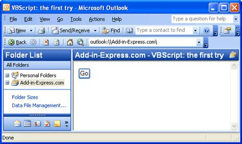 how to customize outlook today page programmatically vb c c