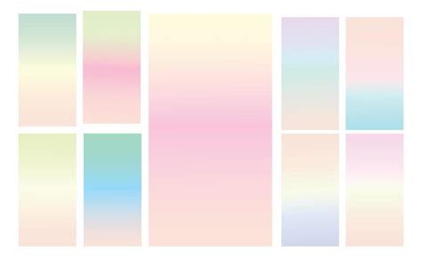 Modern Screen Vector Multicolor Pastel Gradient Background Vibrant