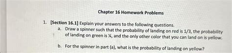 Solved Chapter 16 Homework Problems 1 Section 161