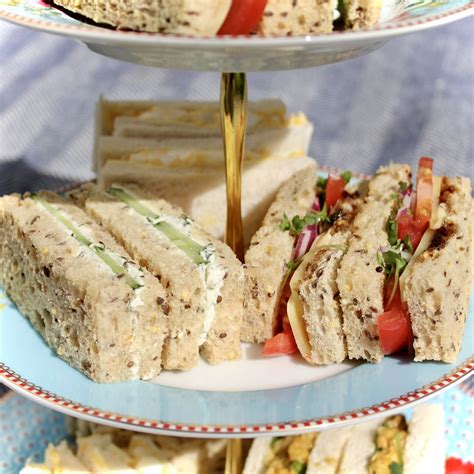 Vegetarian Afternoon Tea Sandwiches