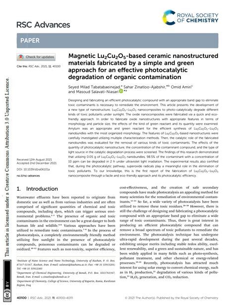 Pdf Magnetic Lu 2 Cu 2 O 5 Based Ceramic Nanostructured Materials Fabricated By A Simple And