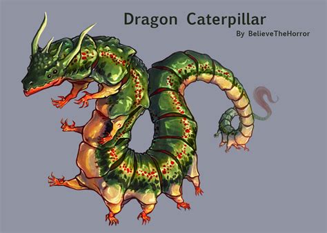 Artstation Dragon Caterpillar