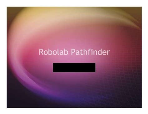 Robot Pathfinding Presentation