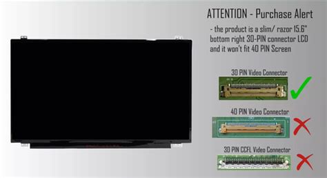 New Replacement 156 Display Led Lcd Screen For Toshiba Satellite C55