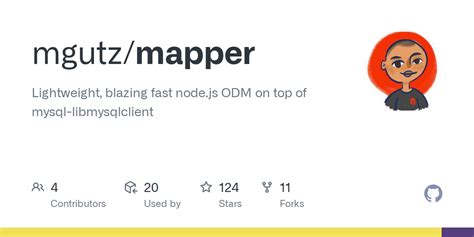 GitHub Mgutz Mapper Lightweight Blazing Fast Node Js ODM On Top Of Mysql Libmysqlclient