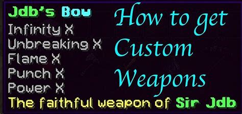 How To Make Custom Weapons
