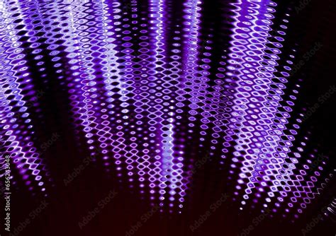 Distortion Ripple Effect In Purple On A Black Background Lightening