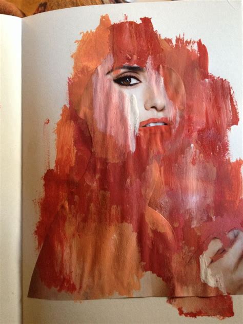 Quick Play With Acrylics Based On Skin By Rosanna Jones Sketchbook