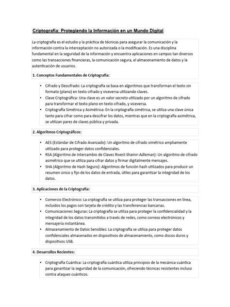 criptografia pdf cifrado clave criptografía