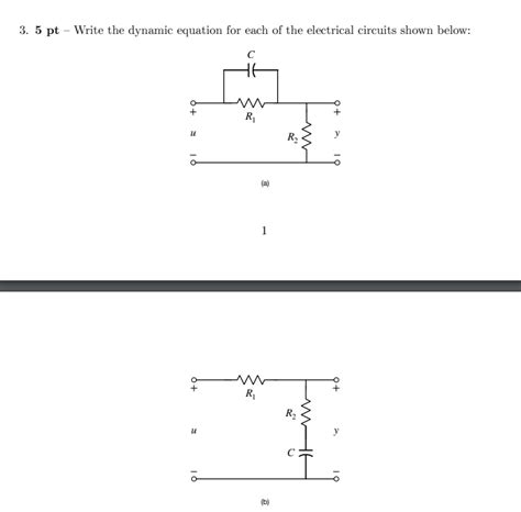 Solved Pt Write The Dynamic Equation For Each Of The Chegg