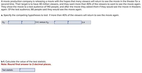 Solved B Find The P Value P Value