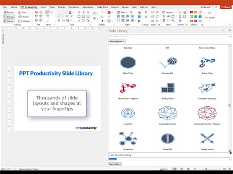 ppt productivity s downloadable slide libraries for powerpoint have