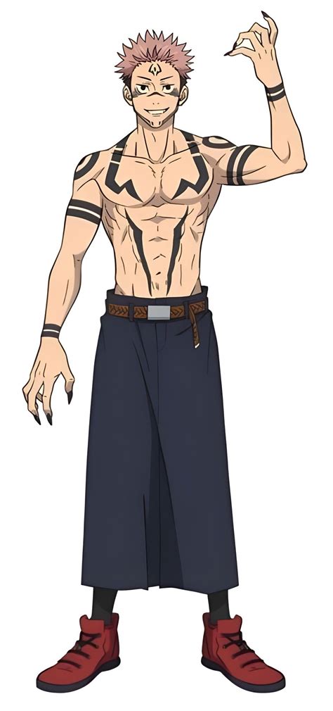 Ryomen Sukuna Maquiagem Cosplay Pintura De Cavalo Corpo Inteiro