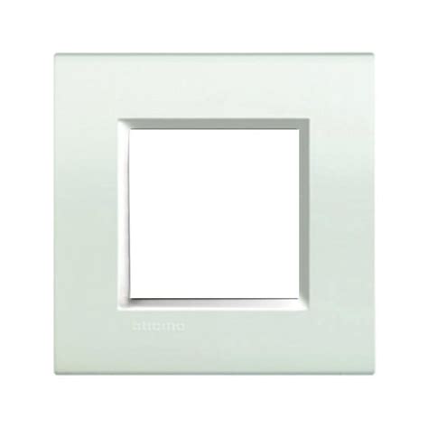 Placca 2 Moduli Living Light Bticino Bianco Leroy Merlin