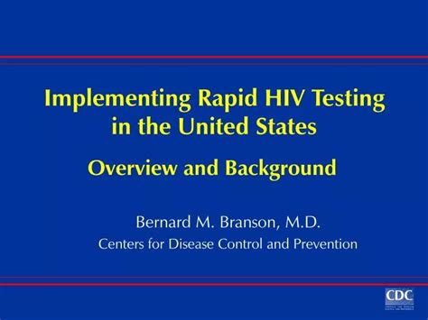 PPT Implementing Rapid HIV Testing In The United States PowerPoint Presentation ID 6807344
