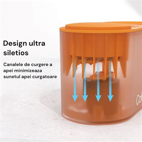 Автоматичен диспенсър за вода тип фонтан за котки 1 5 L син Emag Bg