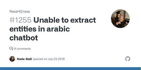 unable to extract entities in arabic chatbot · issue 1255 · rasahq