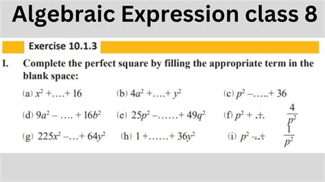 Algebraic Expression Class 8 In Nepali Part 6 Youtube