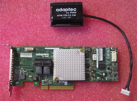 Adaptec Asr 8805 Sas 12gb S 8 Port 1gb Hh Raid Controller Afm 700 Battery