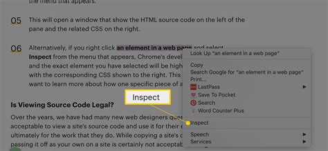 How To View The HTML Source In Google Chrome