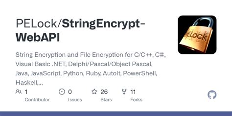 Github Pelockstringencrypt Webapi String Encryption And File Encryption For Cc C