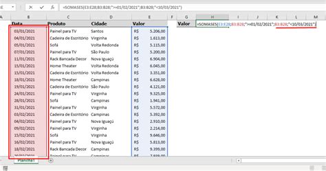 Como Somar Valores Entre Duas Datas No Excel Ninja Do Excel