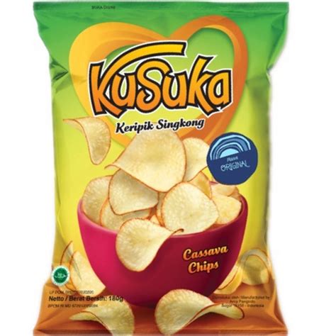 Kusuka Cassava Chips Original 180g Grand Laguna