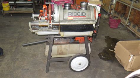 Ridgid 1224 Threading Machine Powers On