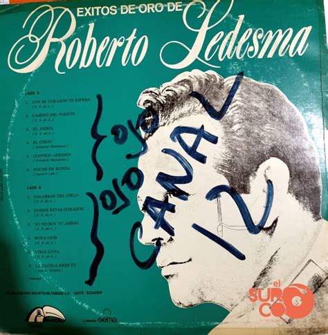 Vinilo Vinyl Roberto Ledesma Éxitos De Oro