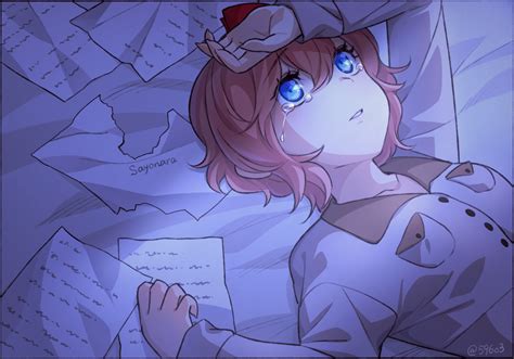 Sayori Doki Doki Literature Club Drawn By Nangokurou Danbooru