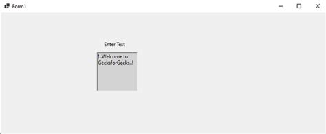 C Richtextbox Class Geeksforgeeks