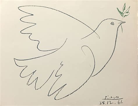 Pablo Picasso La Paloma De La Paz Subasta Real · Subastas De Arte