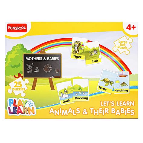 Funskool Play N Learn Puzzles 25 Puzzles 4y Multicolour